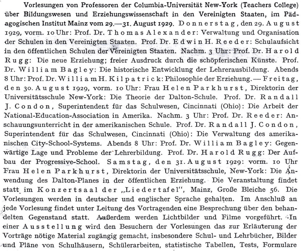 How William H. Kilpatrick’s Project Method Came to Germany ...