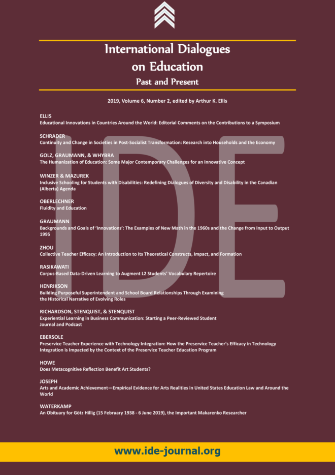 All Issues – IDE Journal